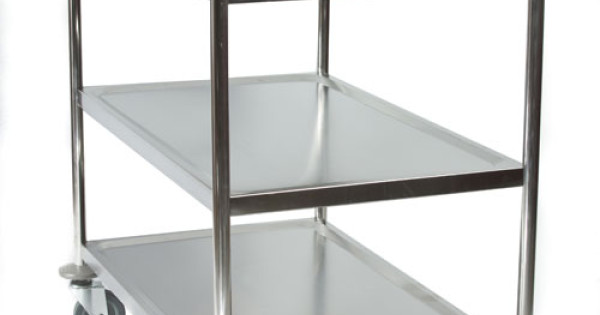 3 tier service trolley
