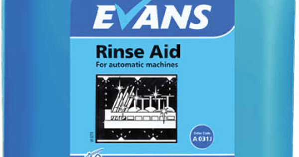 EVANS Rinse Aid - Öblítőszer - automata mosogatógéphez - 20 liter